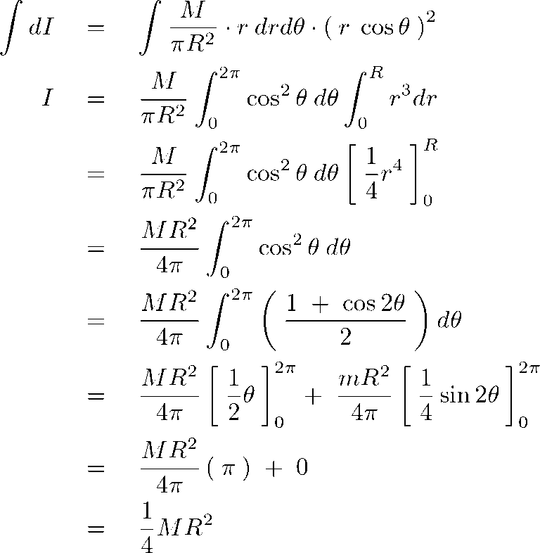 よくわかる慣性モーメント | Mathematical.jp