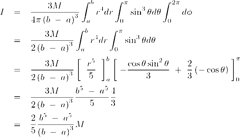 球殻の慣性モーメント | Mathematical.jp